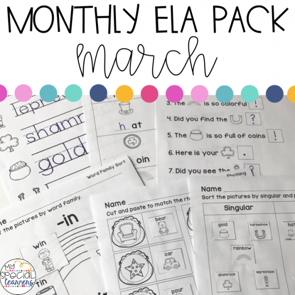 Reading Activities – My Special Learners